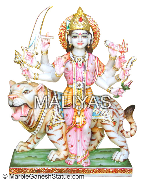 Standing Marble Amba Maa Statue - Buy Standing Marble Amba Maa Statues ...